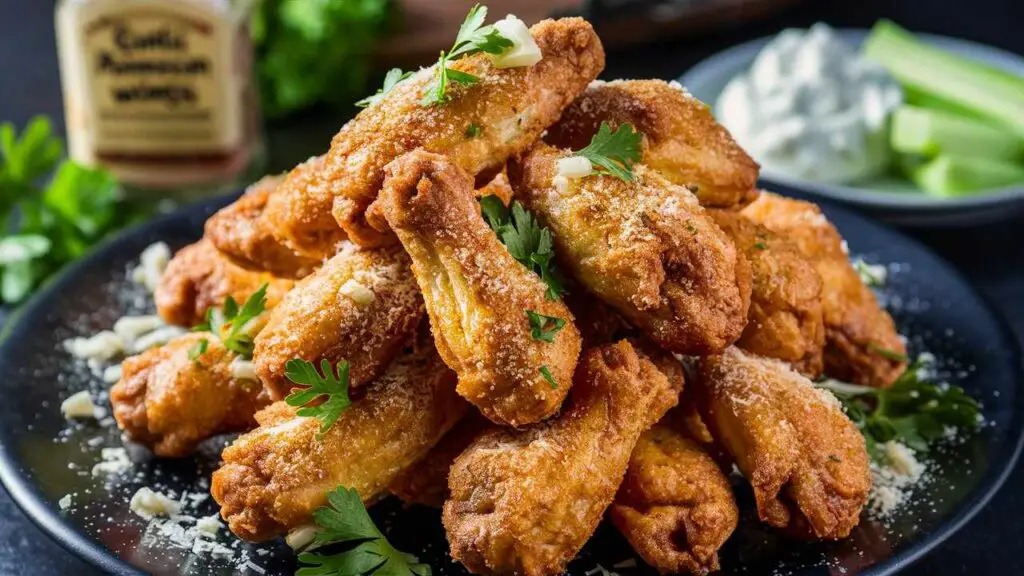 Delicious Homemade Wingstop Garlic Parmesan Wings Recipe