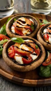 Delicious Caprese Stuffed Portobello Mushrooms with 4 Cooking method
