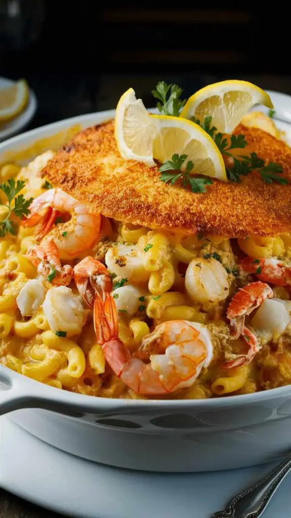 Seafood Macaroni and Cheese Recipe | Creamy Delight from the Sea
