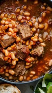 Delicious Baked Beans with Meat Recipe | Flavorful Side Dish