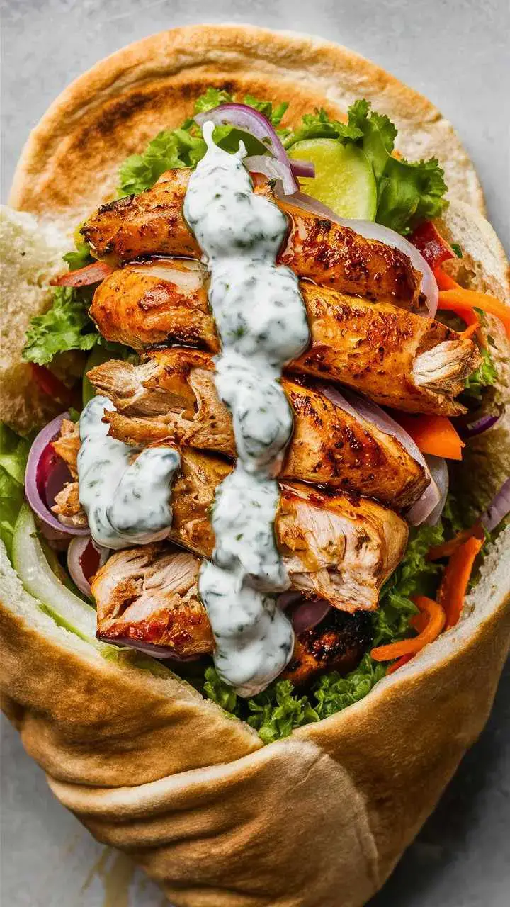 Authentic Greek Chicken Gyros - All Recipe Secret