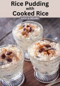Healthy Rice Pudding with Cooked Rice - All Recipe Secret