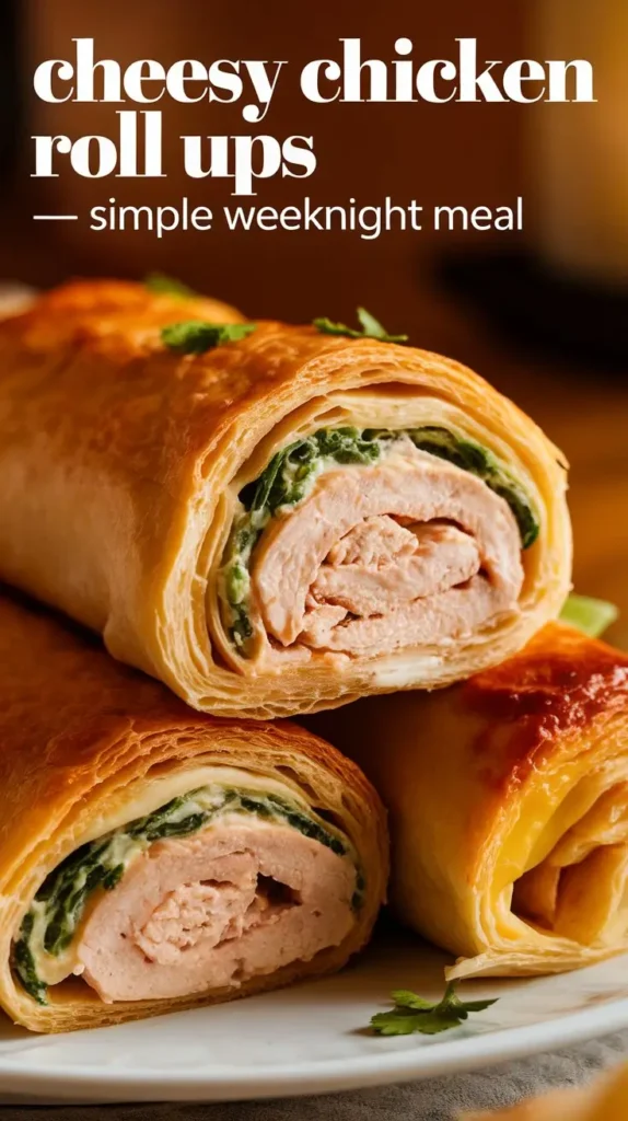 Chicken Roll Ups - All Recipe Secret