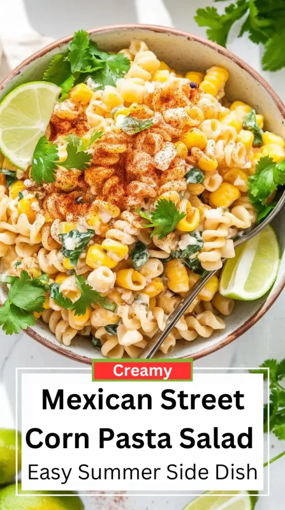 Mexican Street Corn Pasta Salad - All Recipe Secret