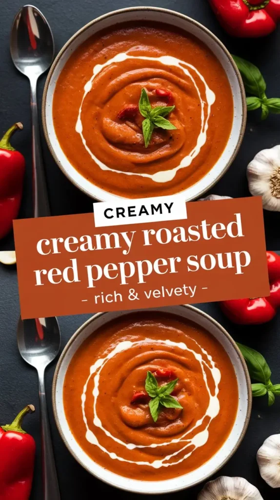 Roasted Red Pepper Soup - All Recipe Secret