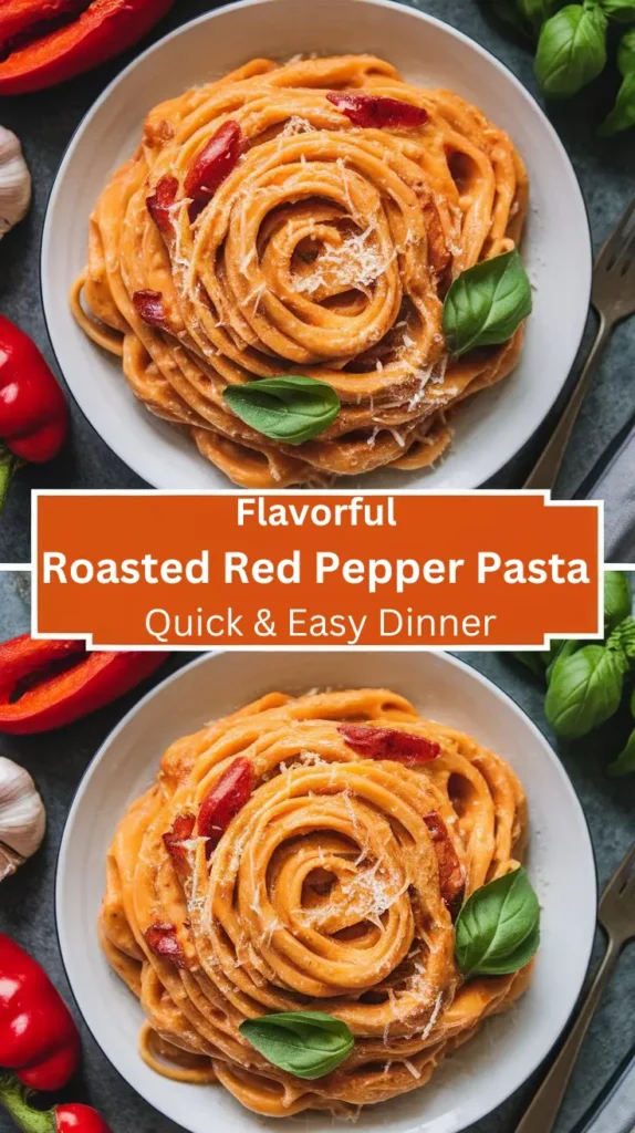 Roasted Red Pepper Pasta Recipe - All Recipe Secret