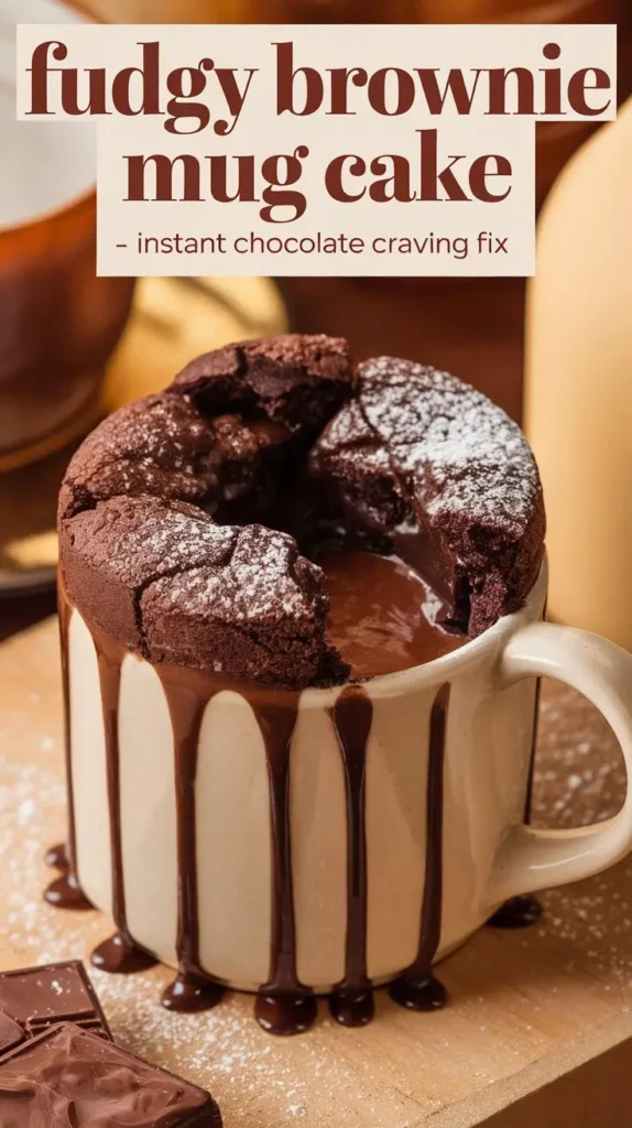 Brownie Mug Cake - All Recipe Secret
