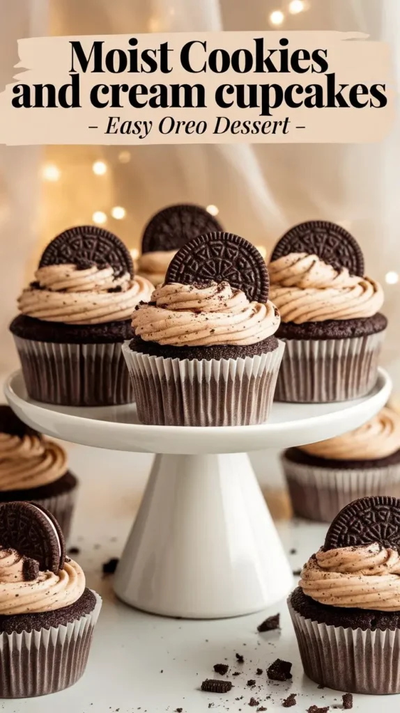 Cookies and Cream Cupcakes - All Recipe Secret