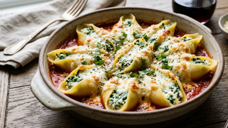 Stuffed Pasta Shells - All Recipe Secret